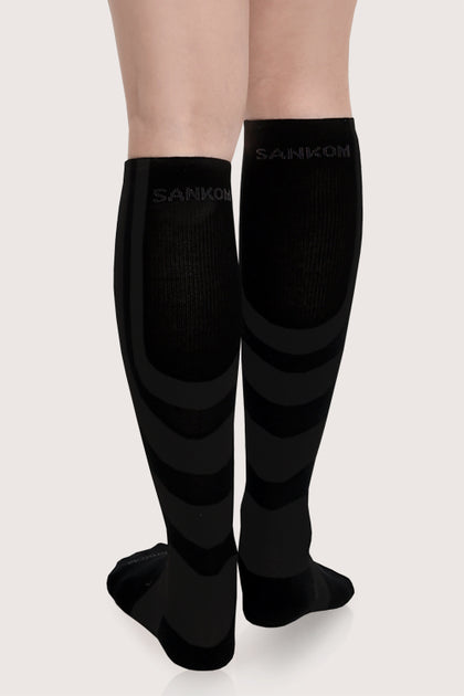 SANKOM PATENT ACTIVE COMPRESSION SOCKS for WOMEN- BLACK – SANKOM ...